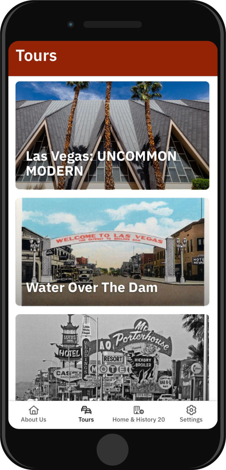 The Nevada Preservation Foundation App - Welcome